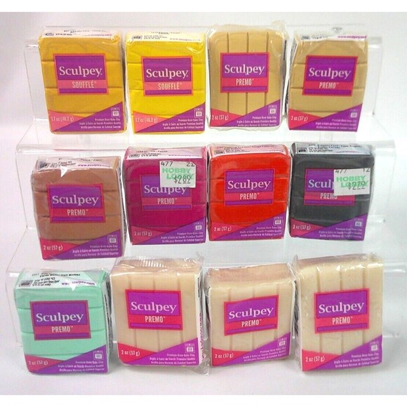 Premo | Design | Premo Sculpey Polymer Clay 2 Oz Mixed Colors Lot Of 2 ...
